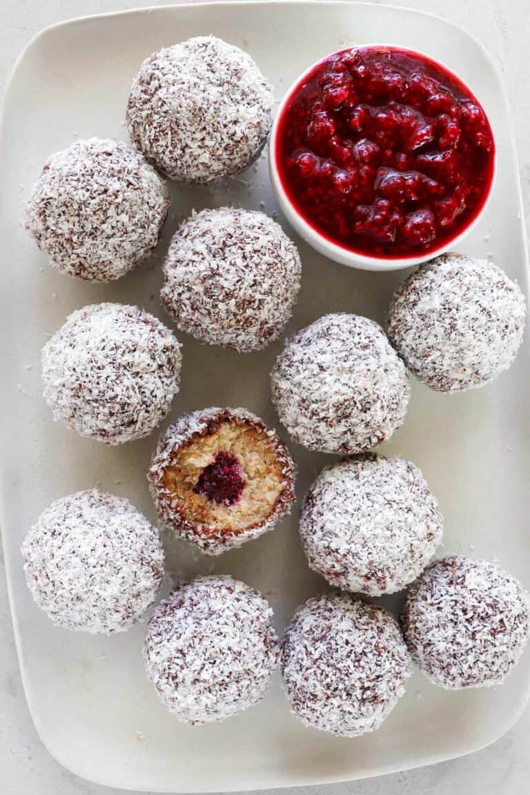 Healthy Lamington Bliss Balls – Goodness Avenue